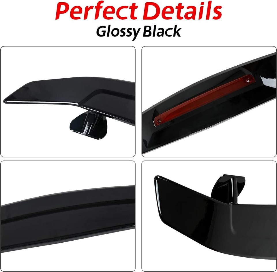 47" Rear Trunk Wing Spoiler Matte Black Factory For Pontiac Solstice ...