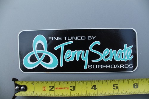 Terry Senate Surfboards Teal Black Original Surf V52B Vintage Surfing ...