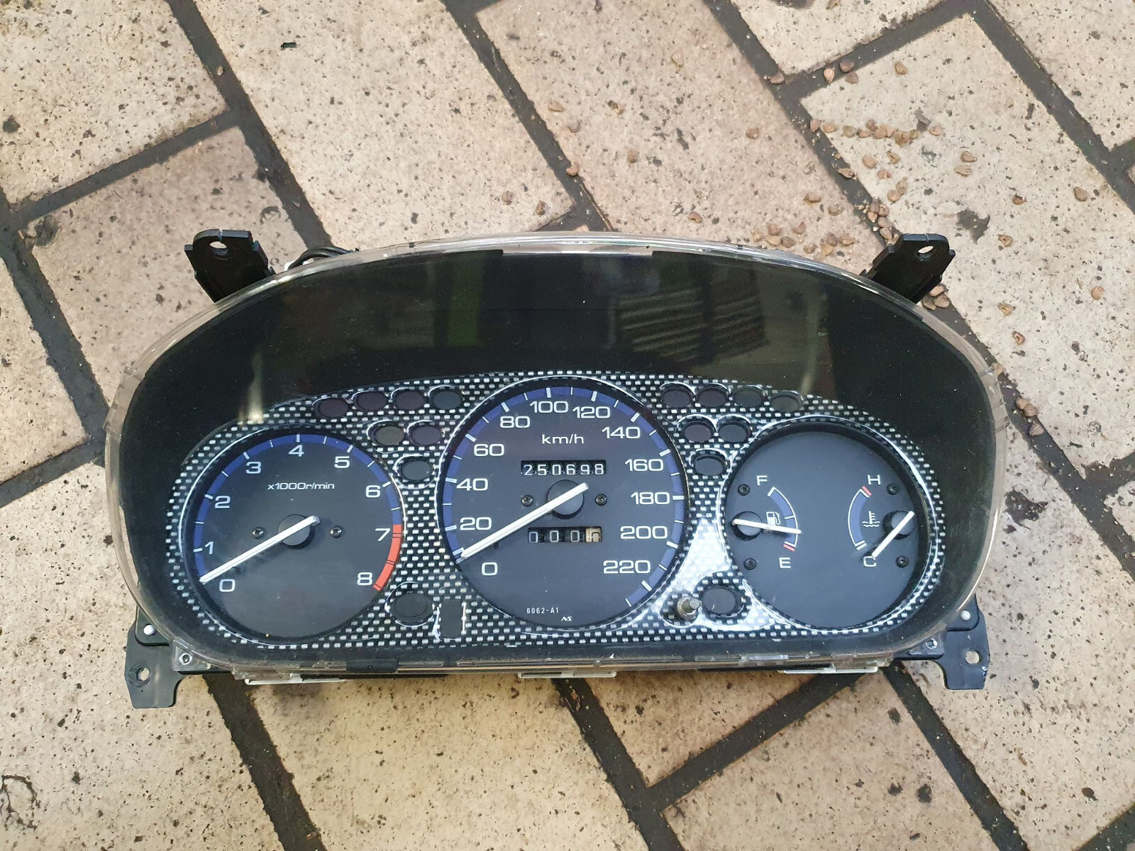 EDM MT Cluster speedo odometer 8k redline LHD km/h Honda CIVIC EJ9 EJ EK 96-00 | eBay