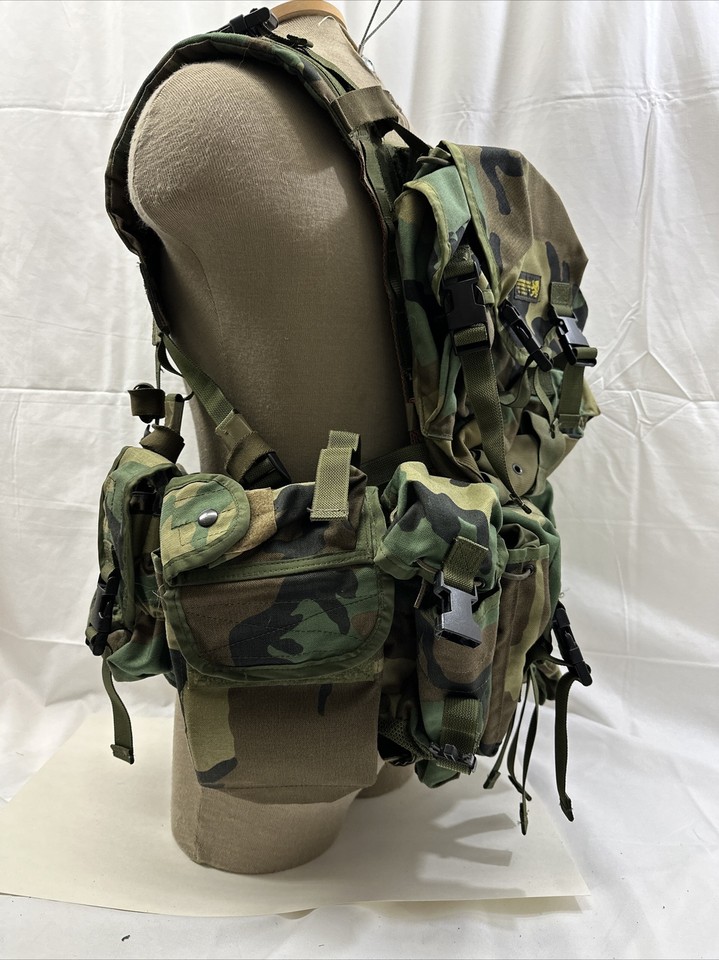 London Bridge LBT-1195J LBT-0990B Woodland Riverine Rig 5.56 SEALs ...