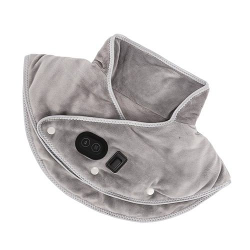 Grey Heating Pad For Neck Shoulders 3 Level Temperature Adjustment ...