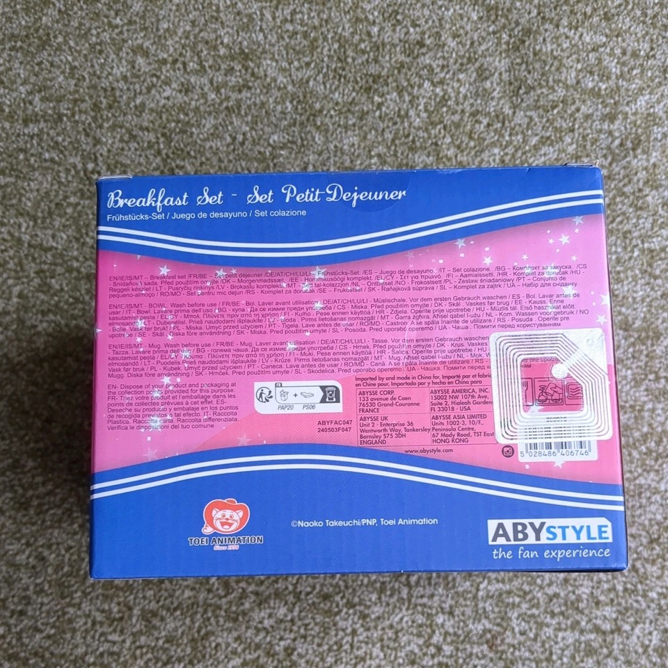 Sailor Moon Breakfast Set Mug + Bowl Luna & Artemis ABYSTYLE (see notes ...