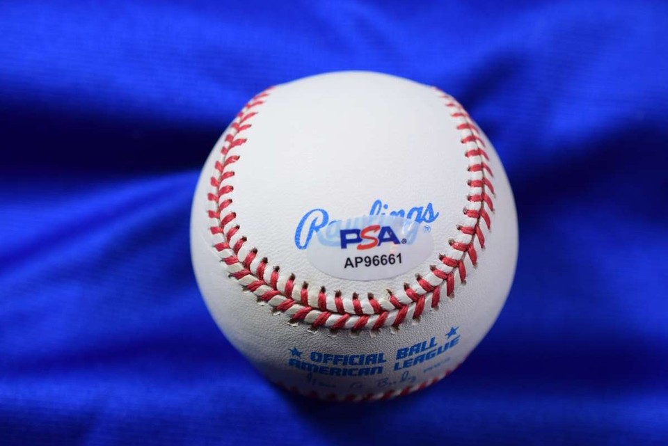 Larry Doby PSA DNA Autograph American League OAL Signed Baseball Twins ...