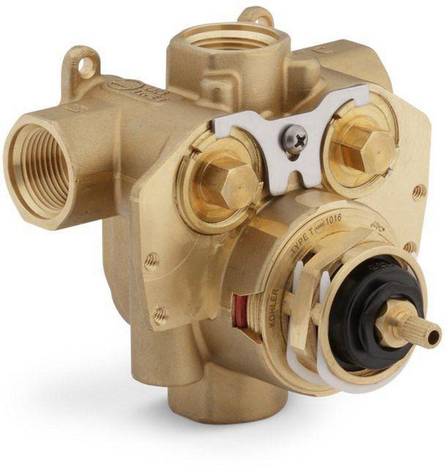Kohler MasterShower 3/4" NPT Thermostatic Rough In Valve, 17.2 GPM Flow ...