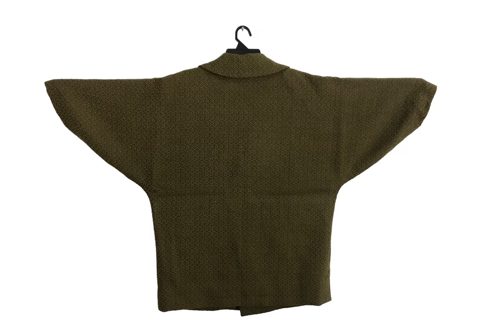 Vintage Japanese Hanten Jacket Wool Blend Padded Button Front Oversized ...