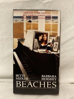 Beaches VHS 1996 Bette Midler Barbara Hershey Classic Movie Film ...