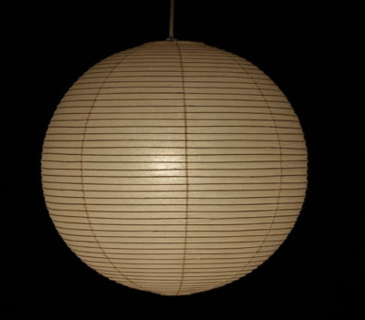Isamu Noguchi Akari 55A Pendant lamp Shade Fram set Washi Paper ...
