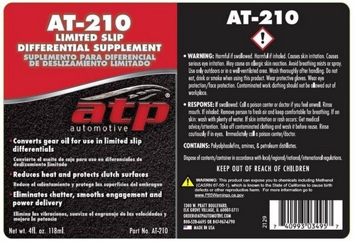 ATP Differential Oil Additive P/N:AT-210 740993034957 | eBay