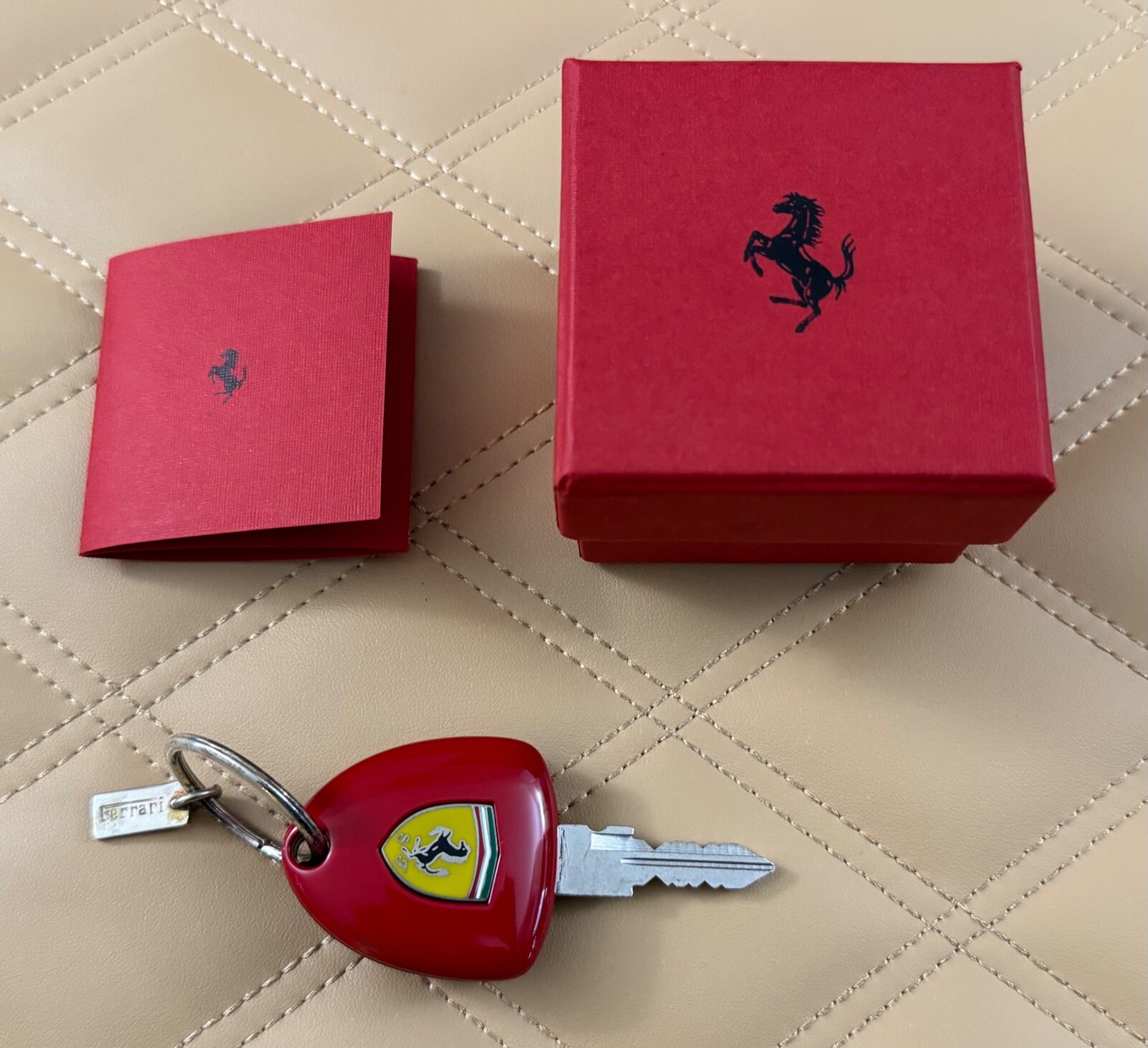 Genuine Ferrari ENZO Key Uncut 360 F355 550 575m 456 F430 348 488gt a ...