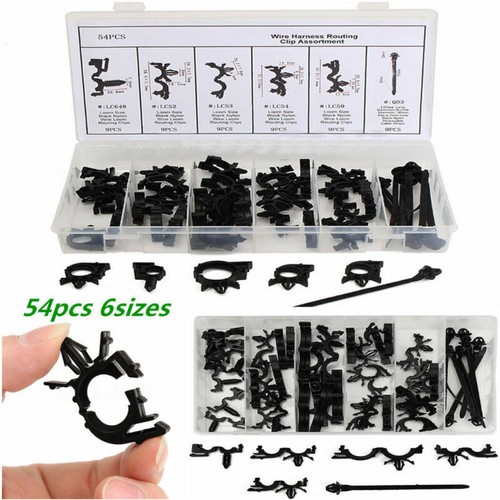 Wire Loom Routing Clips Wiring Harness Assortment Car Truck Interior ...