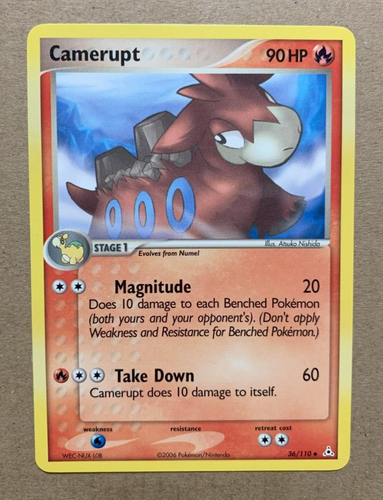 Camerupt 36/110 EX Holon Phantoms - Uncommon Pokemon Card - NM/Mint | eBay