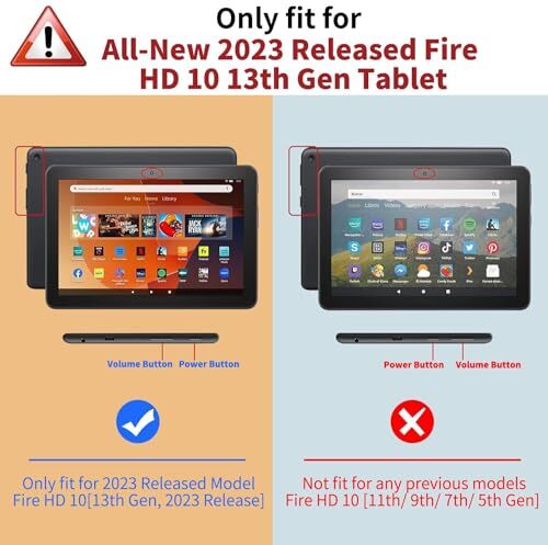 for All-New Kindle Fire HD Fire HD 10 & 10 Plus (13th Generation, 2023 ...