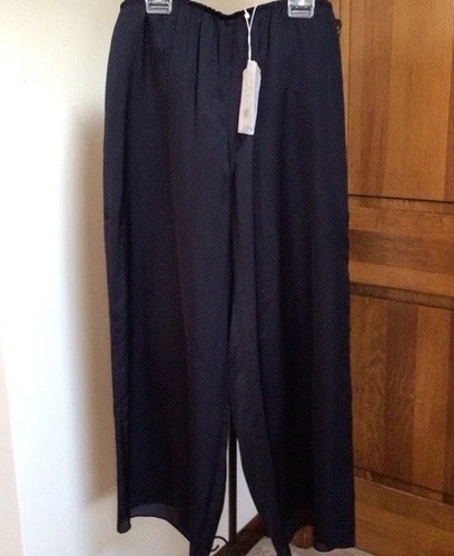 Vince silk blend pants, Medium, New with tags, Navy, $445 | eBay