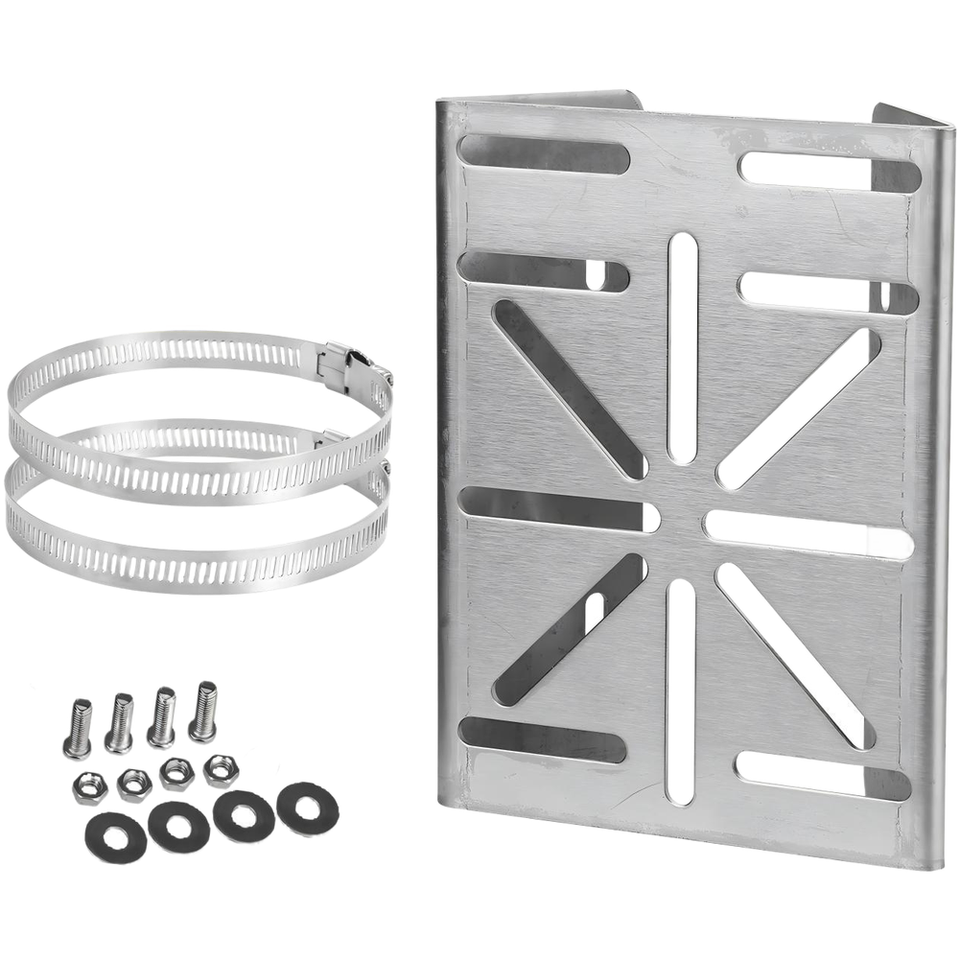 Camera Accessory Pole Mount Bracket 201 Stainless Steel Multi-hole ...