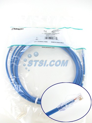 Panduit UTP28X10BU Cat6a 28awg Network Patch Cable, 10 Ft Blue ~STSI | eBay
