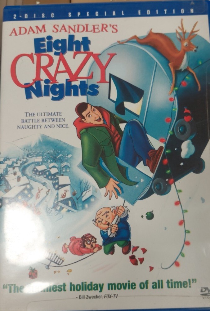 Adam Sandlers Eight Crazy Nights (DVD, 2003, 2-Disc Set, Special Edition,... New 43396067677| eBay