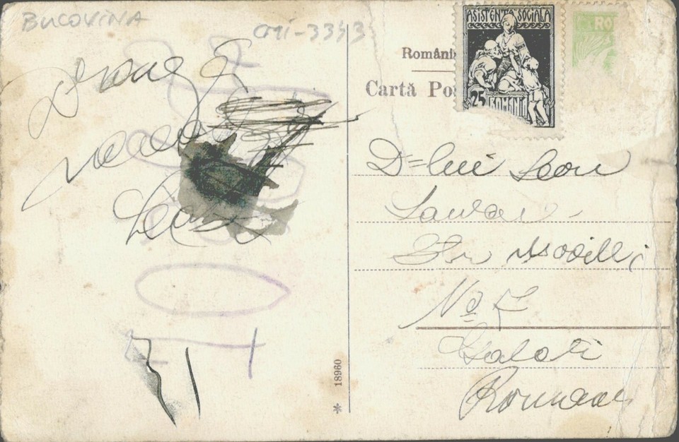 CMI3343 romania ukraine bucovina cernauti german house arhitecture ca ...