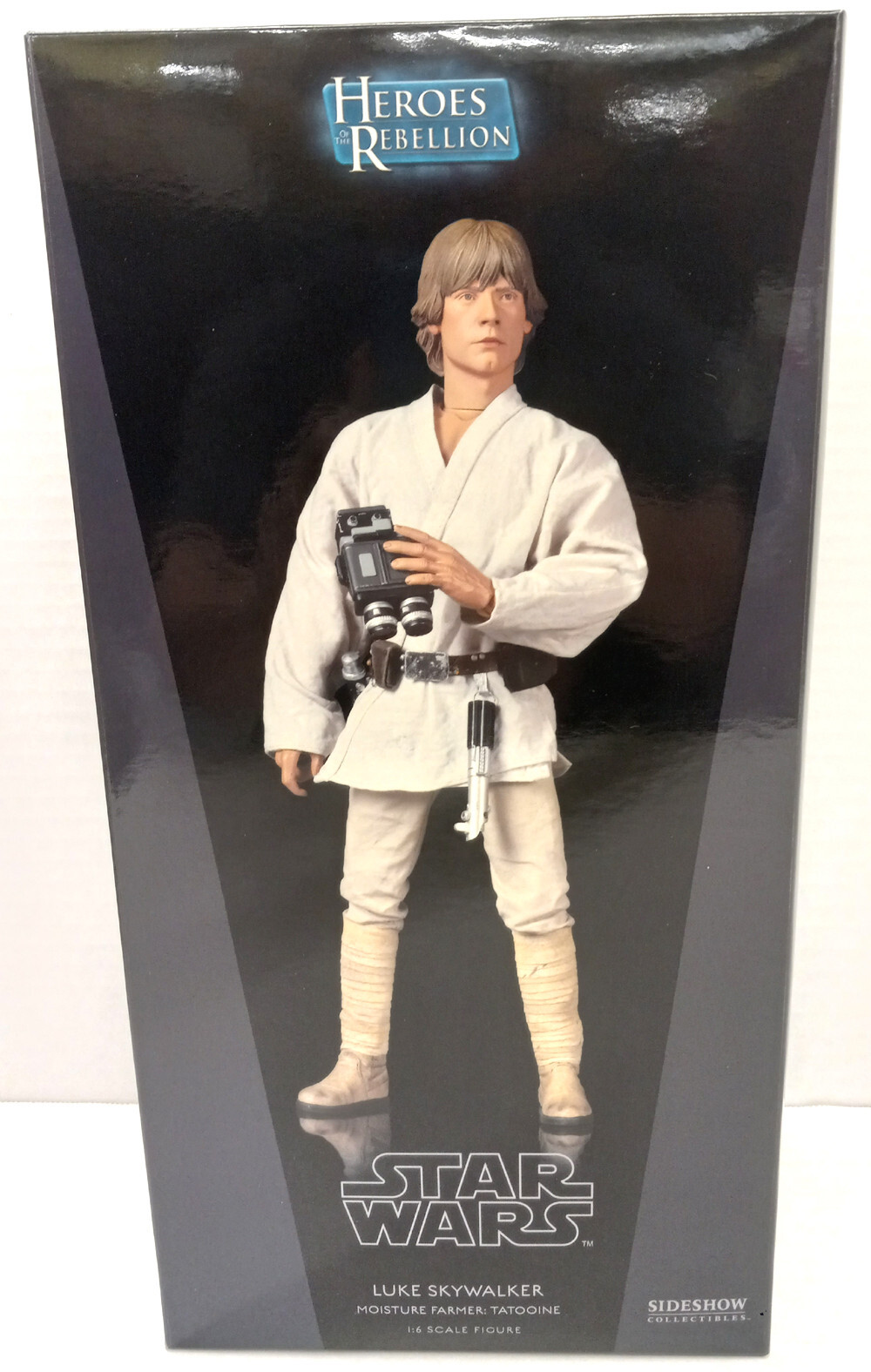 LUKE SKYWALKER HEROES OF THE REBELLION STAR WARS SIDESHOW FIGURE ...