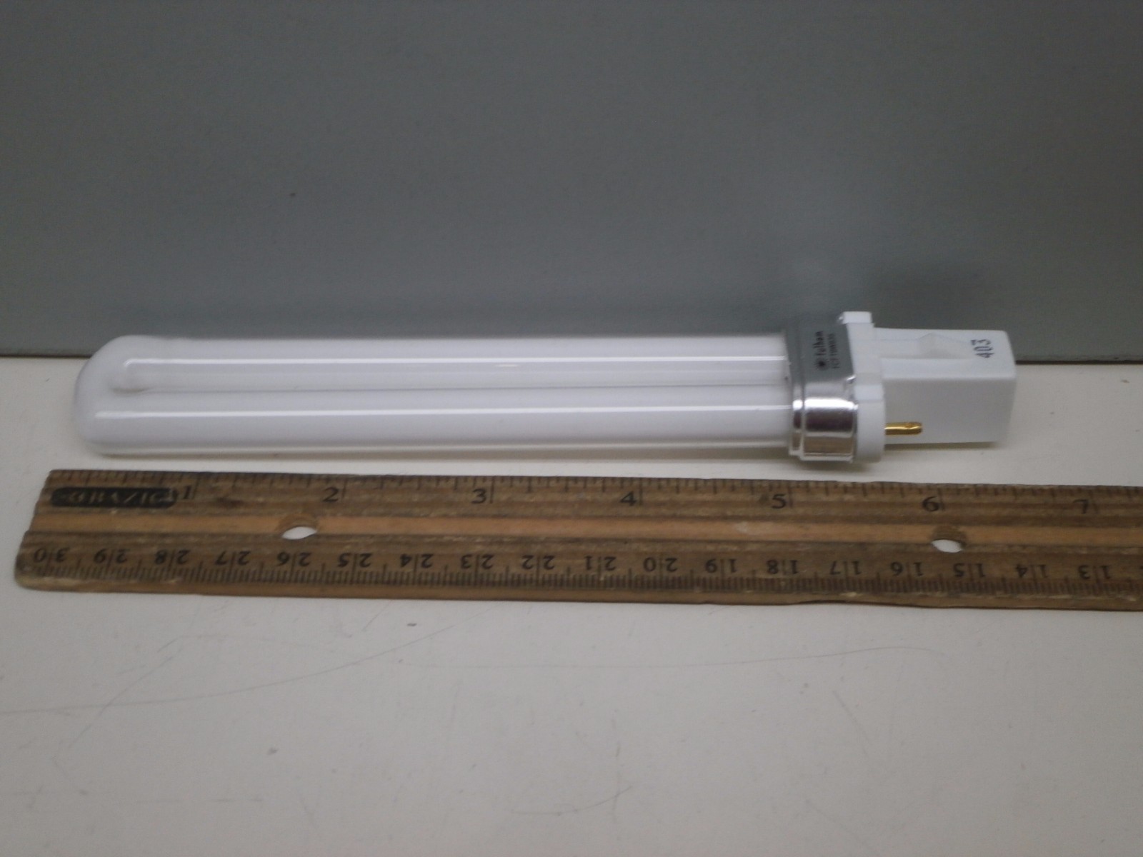 (4-Pack)Fulham 9-Watt Fluorescent Lamp Light Bulb G23 3500K F9BX Pl-S ...