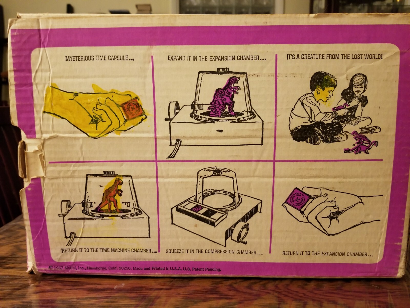 VINTAGE 1967 MATTEL A STRANGE CHANGE FEATURING THE LOST WORLD TIME ...