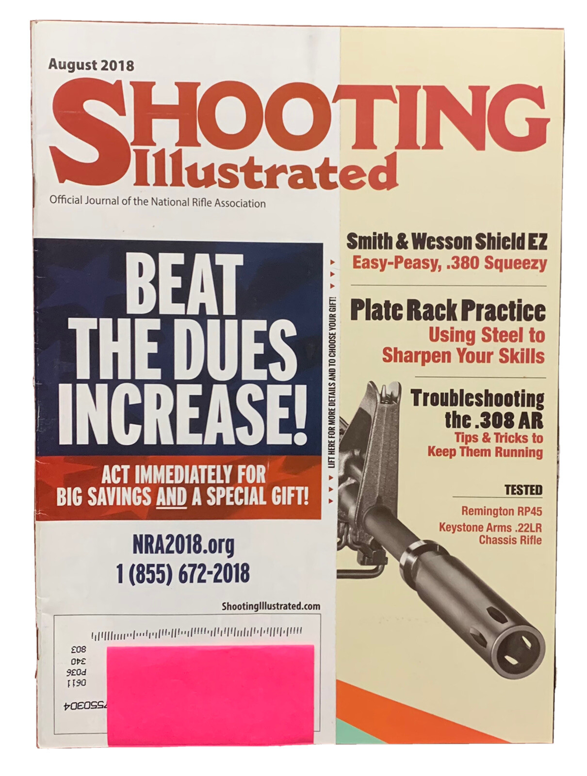 Shooting Illustrated Magazine • Official Journal of the NRA • August ...