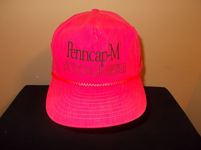VTG-1990s Penncap-M Atochem pesticides rope hot pink slider lock nylon ...