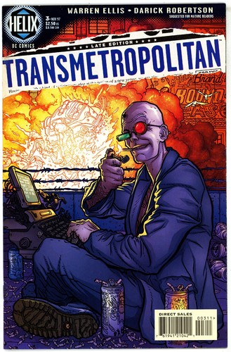 Transmetropolitan (1997) #3 NM 9.4 First Appearance of Channon Yarrow ...