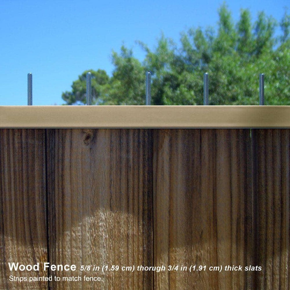 Maxguard Lumber + Composites 46" Wood Fence Spike Strips Fencing ...