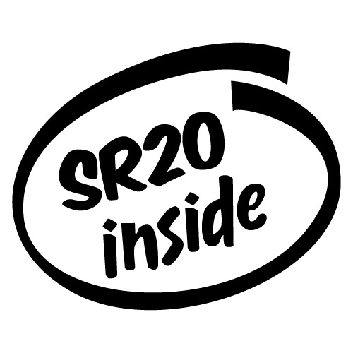 SR20 INSIDE JDM Sticker Decal JDM Car Drift Vinyl Funny Turbo #6968EN ...