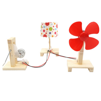 DIY Toys Wind Turbine Electric Generator Hand Cranked Power Generator ...