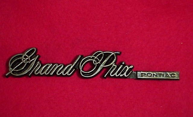 NOS Pontiac Grand Prix Script Trunk Emblem OEM GM Part# 10007788 for ...