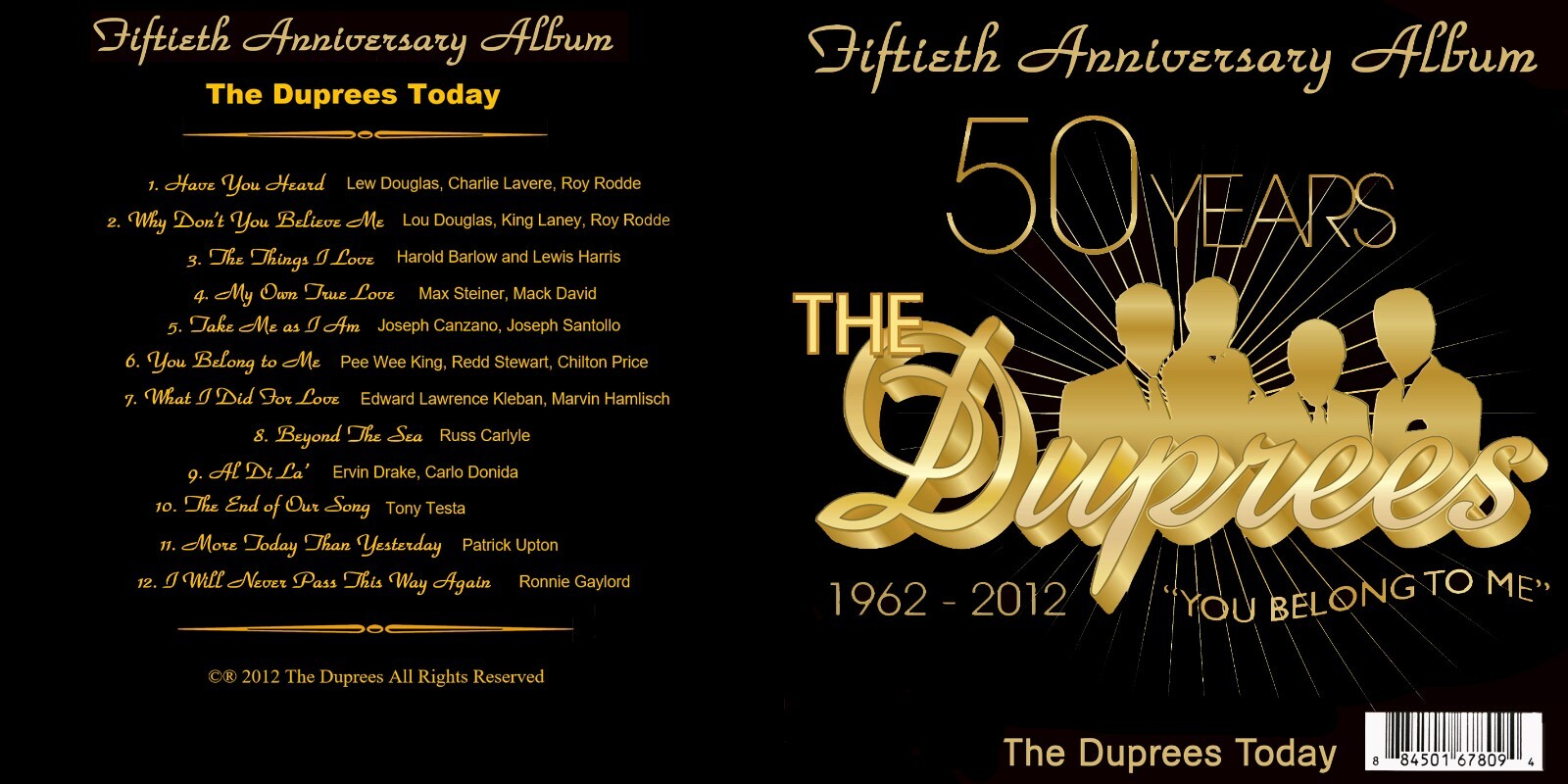 The Duprees-50th Anniversary Album | eBay
