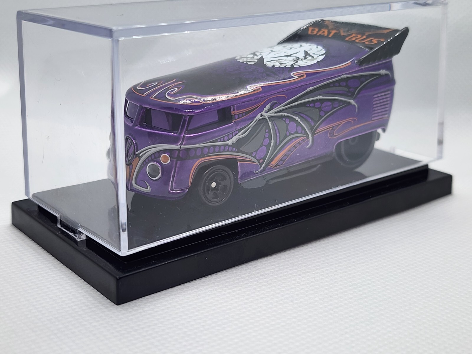 Hot Wheels Liberty Promotions HALLOWEEN BAT BUS Rebel Run VW DRAG BUS ...