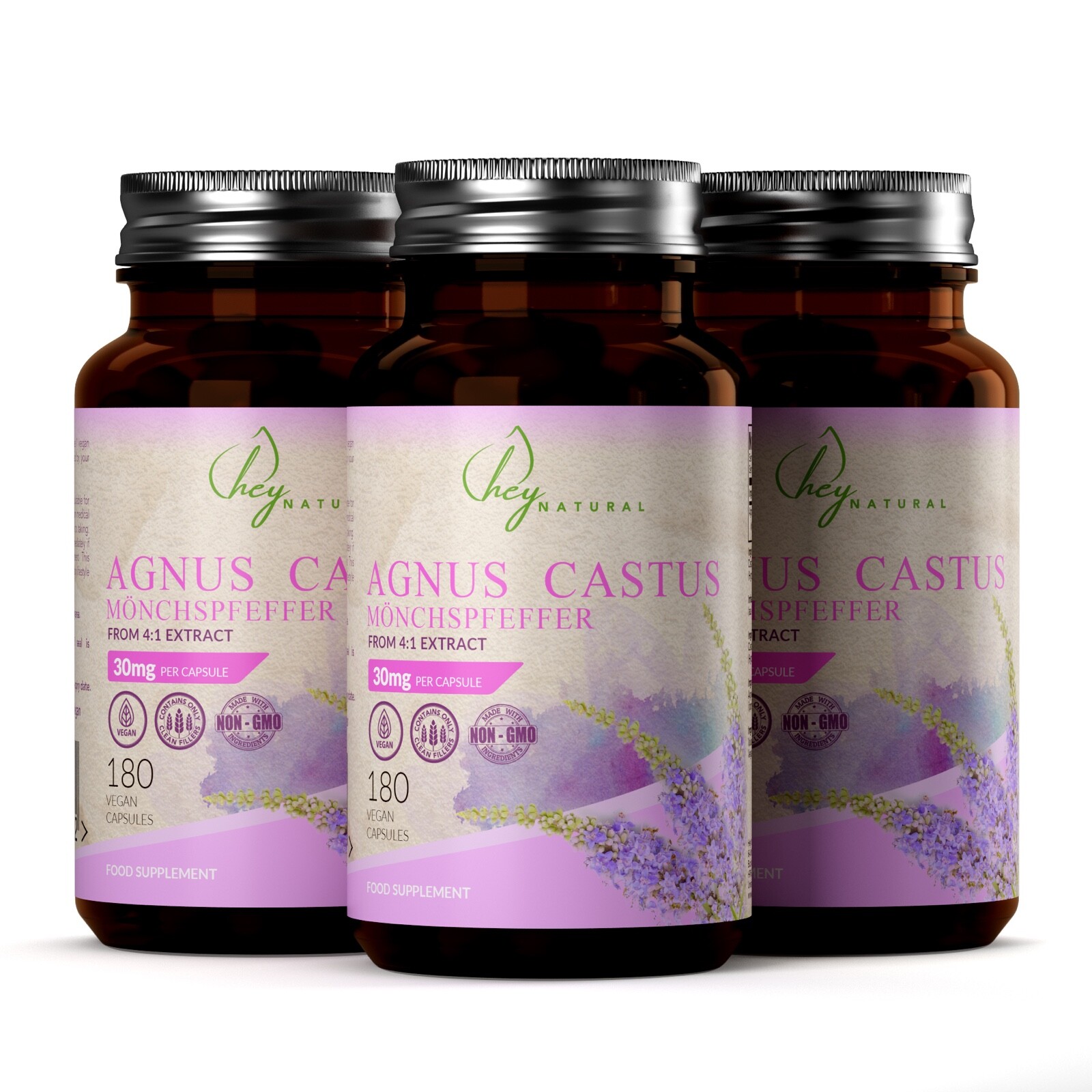 Agnus Castus | 180 30mg Chasteberry Capsules for Menopause | Natural ...