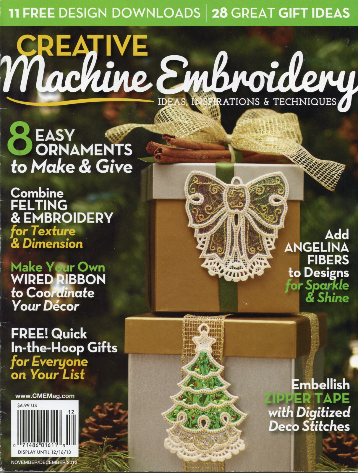 Creative Machine Embroidery Magazines 2012 2013 Lot Of 5 | eBay