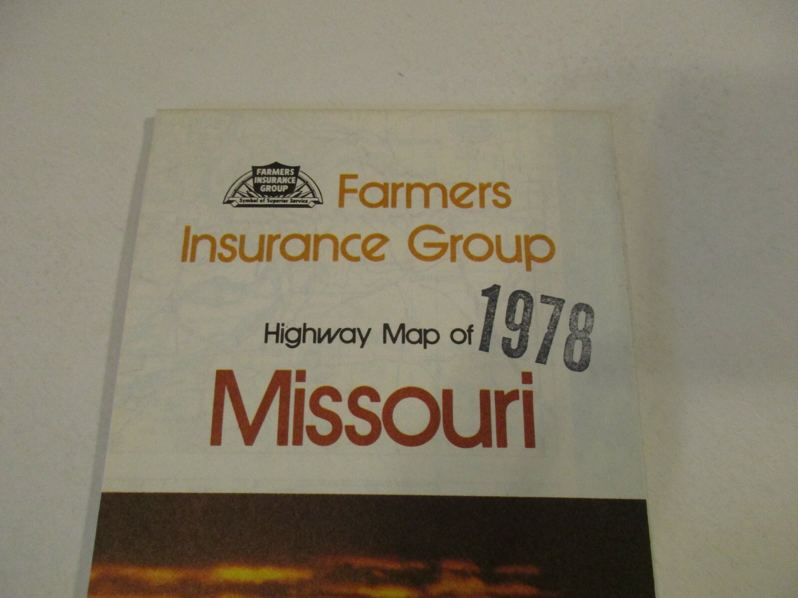 Vintage 1978 Farmers Insurance Group Missouri State Highway Travel Road ...