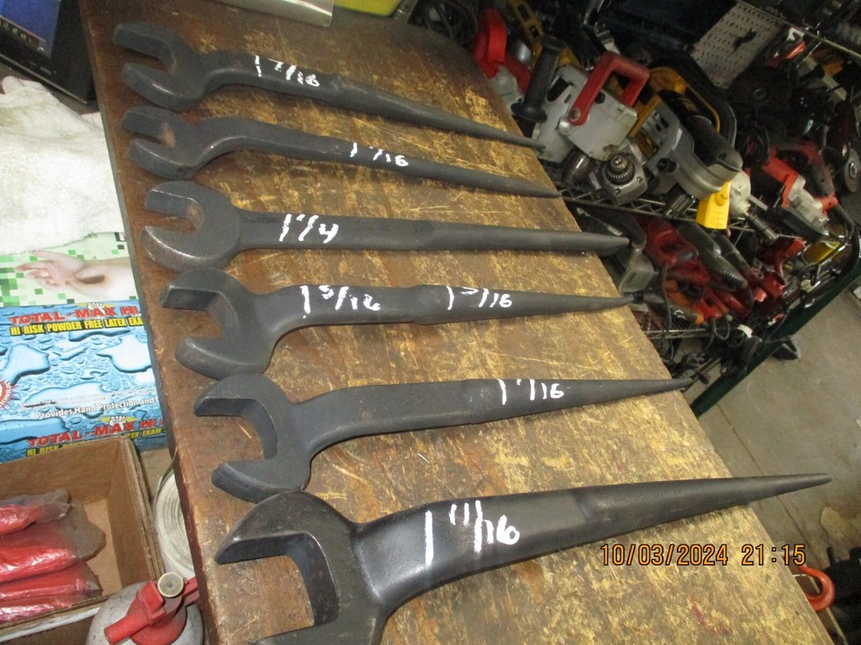 6 IRON WORKER / SPUD WRENCHES | eBay