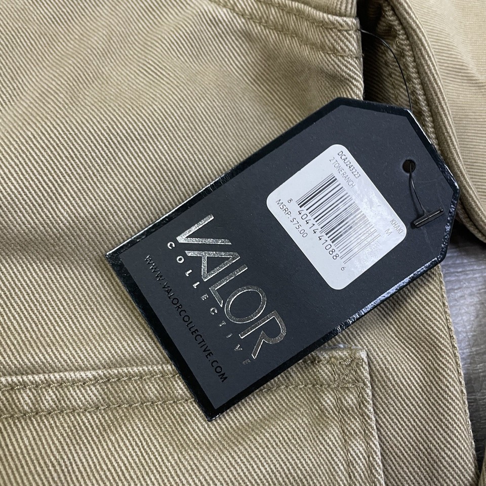 VALOR Collective Denim Utility Work Jacket Mens M 2 Tone Ranch Brown ...