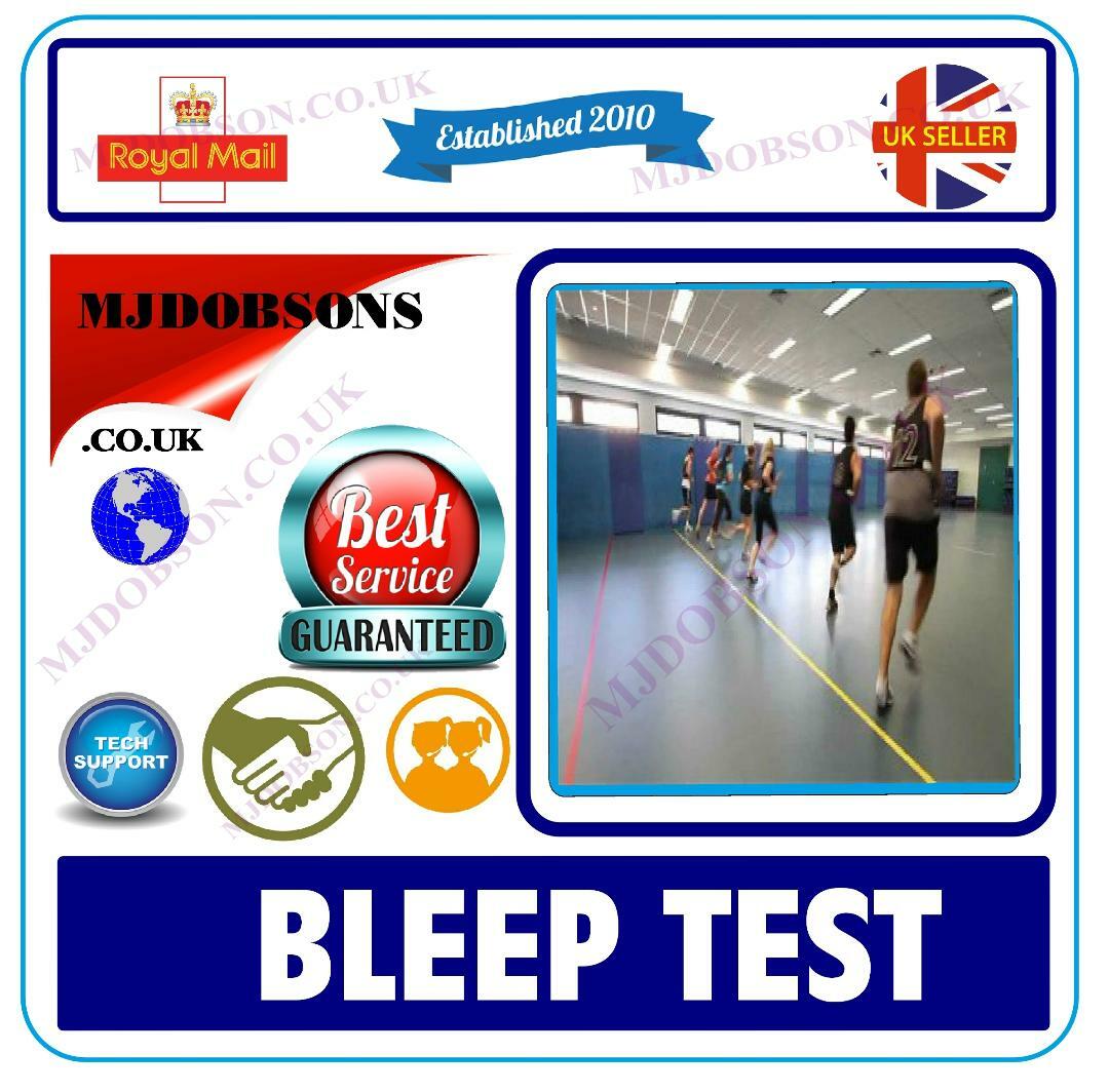 Bleep Test Multi Stage Shuttle Fitness Audio CD 15m +20m Police Armed ...
