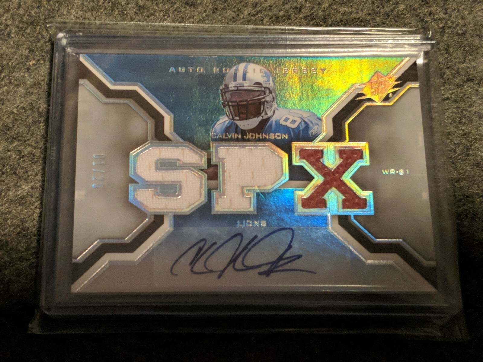 Calvin Johnson Autographed Memorabilia | Signed Photo, Jersey ...