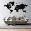 Extra Large World Map Wall Stickers Globe Graphics Vinyl Art Bedroom ...