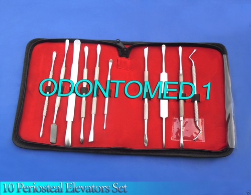 10 PERIOSTEAL ELEVATORS SET SURGICAL DENTAL INSTRUMENTS | eBay