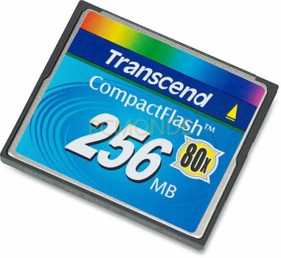 Transcend 256MB 80x Speed Compact Flash Card (TS256MCF80) 760557797630 ...