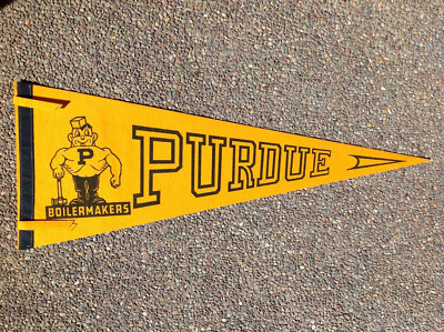 PURDUE UNIVERSITY "Boilermakers" Pennant of Lafayette, Indiana | eBay