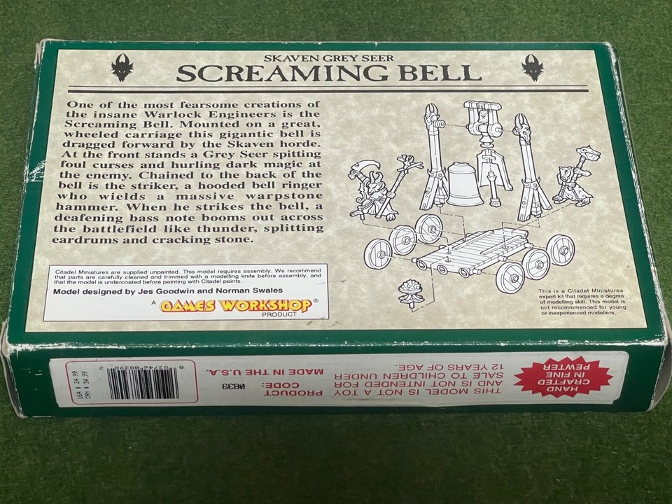 Games Workshop Metal Screaming Bell Skaven in box AOS oldhammer | eBay