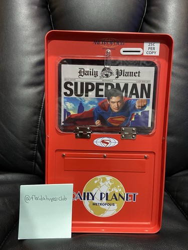Superman 2025 AMC Cinema Newspaper Popcorn Bucket & Cup Combo AMC Regal ...