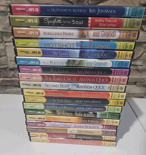 18 Brilliance Audiobooks Julie Garwood, Amanda Quick, Karen Robards ...
