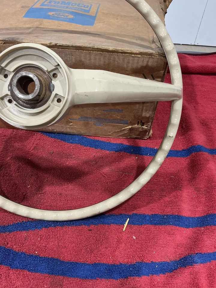NOS 1966 Mercury Comet Cyclone Woodgrain Steering Wheel Very Rare C6GY ...