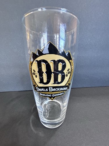 Devils Backbone Brewing Company Beer Glass 6.5” H Holds 12 Oz | eBay