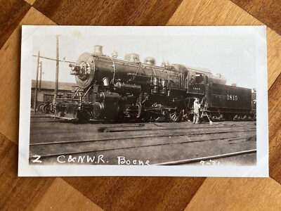 Chicago North Western Railroad Steam Engine Locomotive 1815 Vintage ...